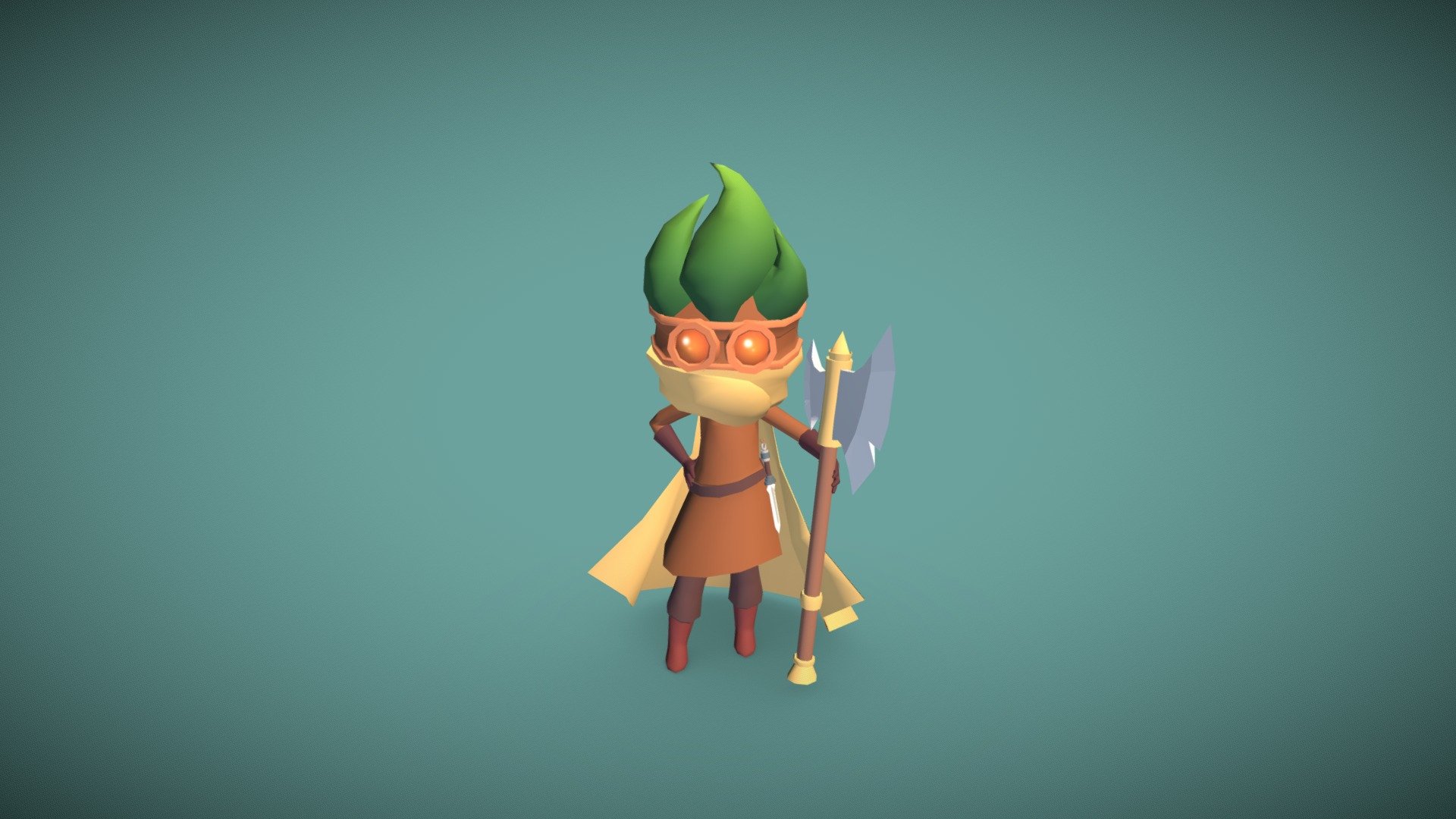 Chibi hero - 3D model by shlomit302 [cf0bbb9] - Sketchfab