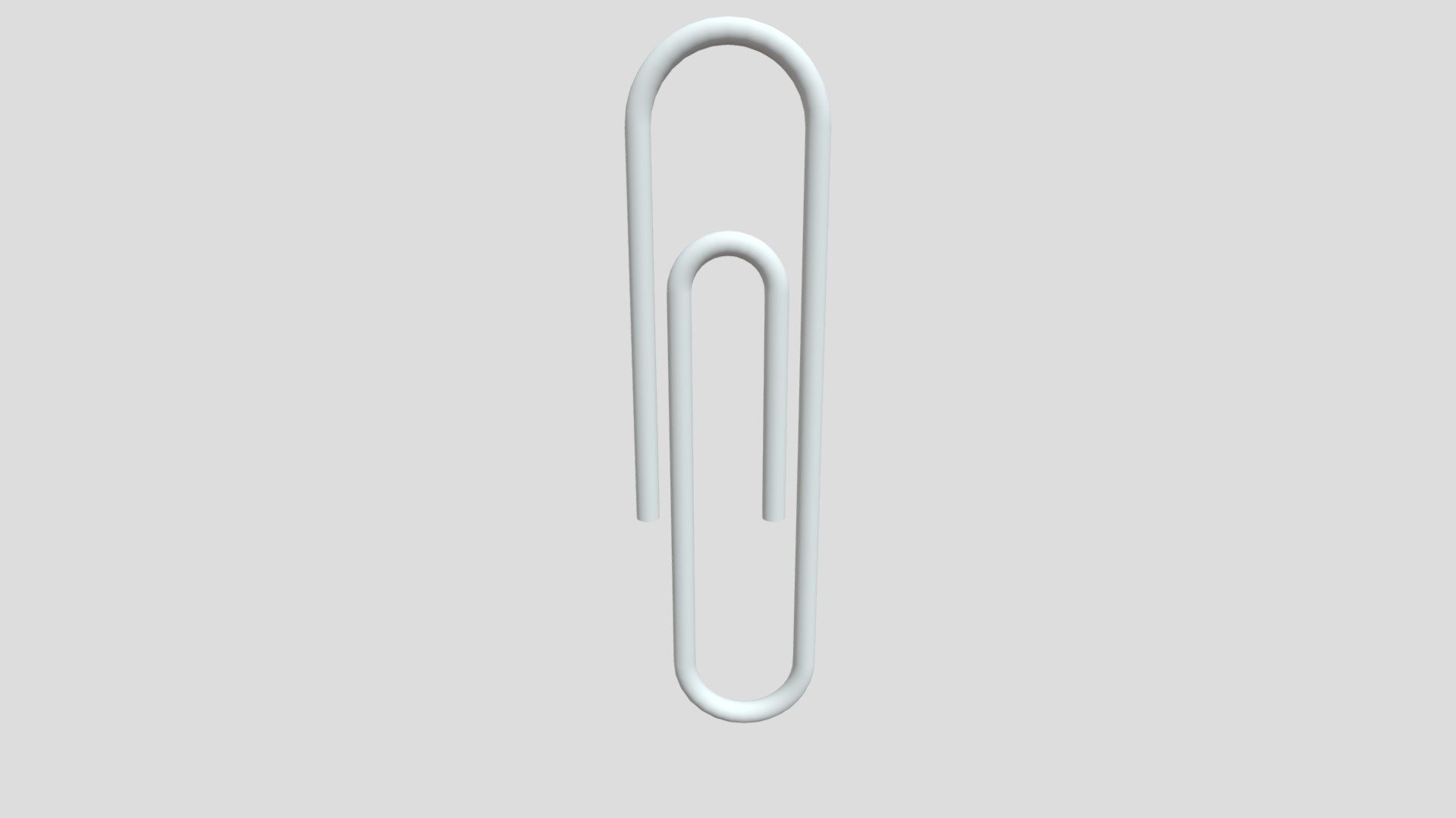 Paper Clip v1 - 3D model by me (@pawolinion) [cf0bbee] - Sketchfab