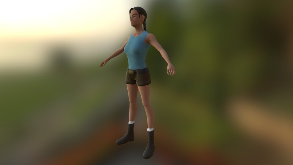 Lara Croft - 3D model by carlogiovanni [cf0d590] - Sketchfab