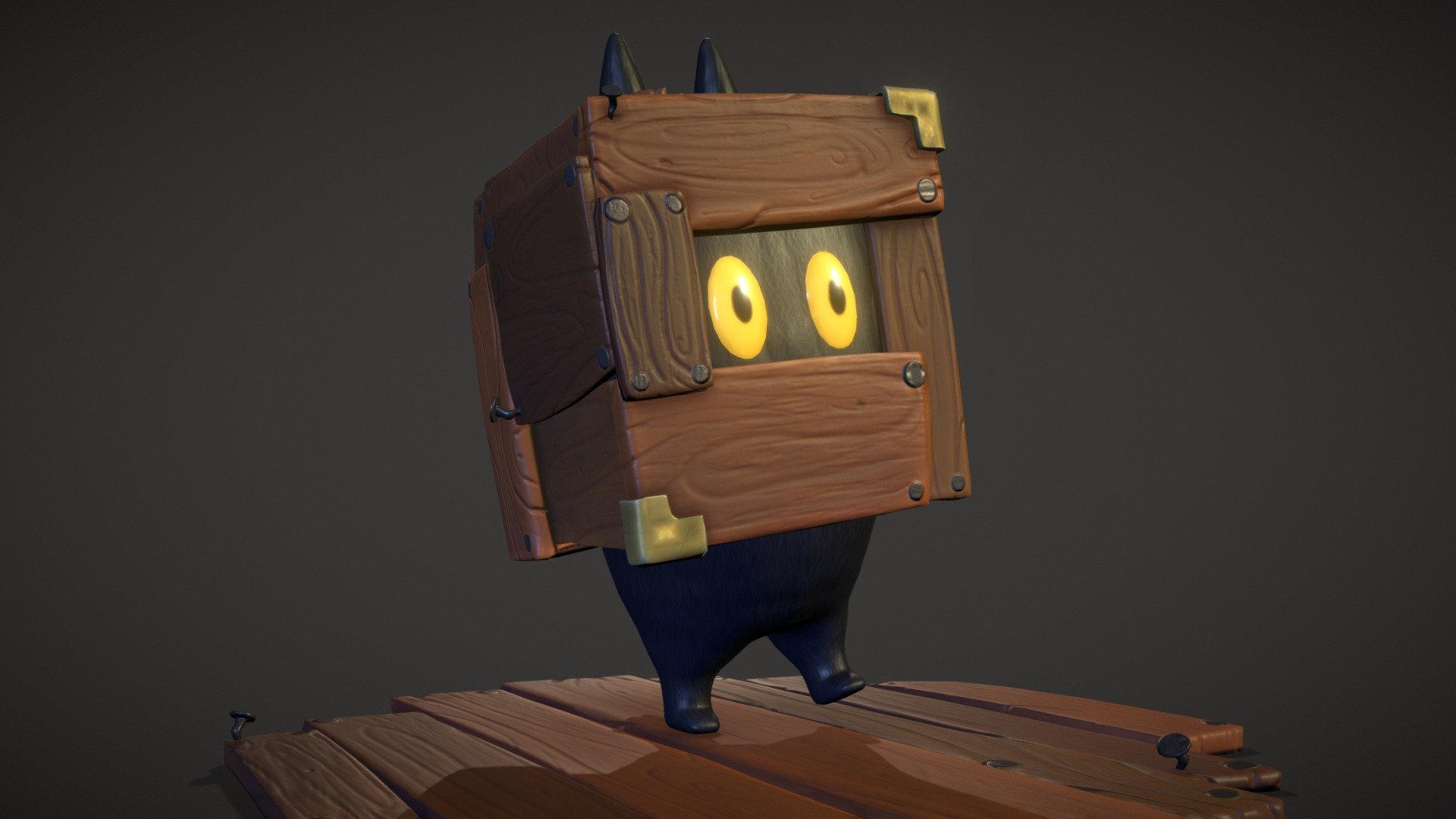 Box Cat - 3D model by Strooybants.Glenn [cf0d8c1] - Sketchfab