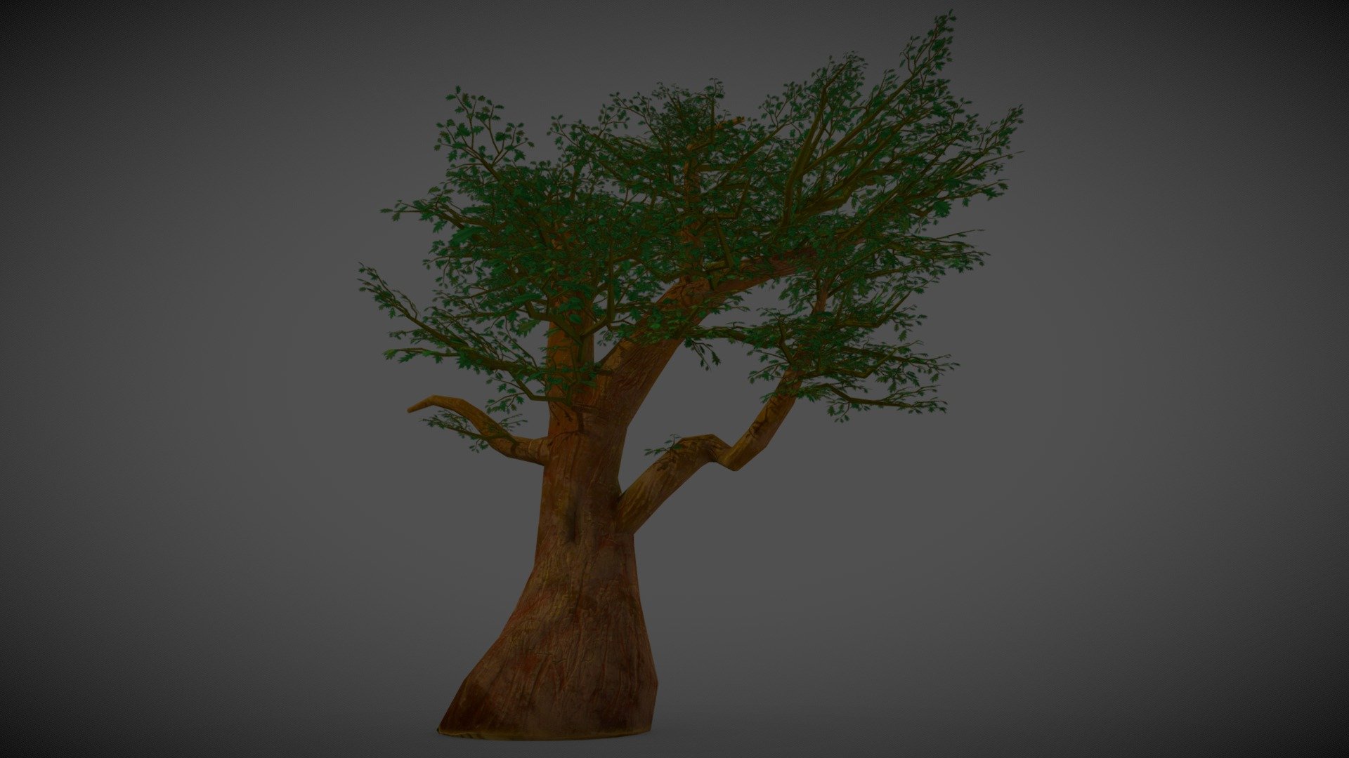 Overgrown Train Station Foliage - Full Tree - Download Free 3D model by ...
