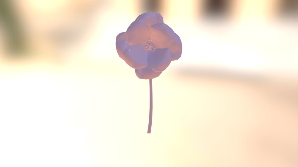 Flower - 3D model by mlimon [cf0fbbf] - Sketchfab
