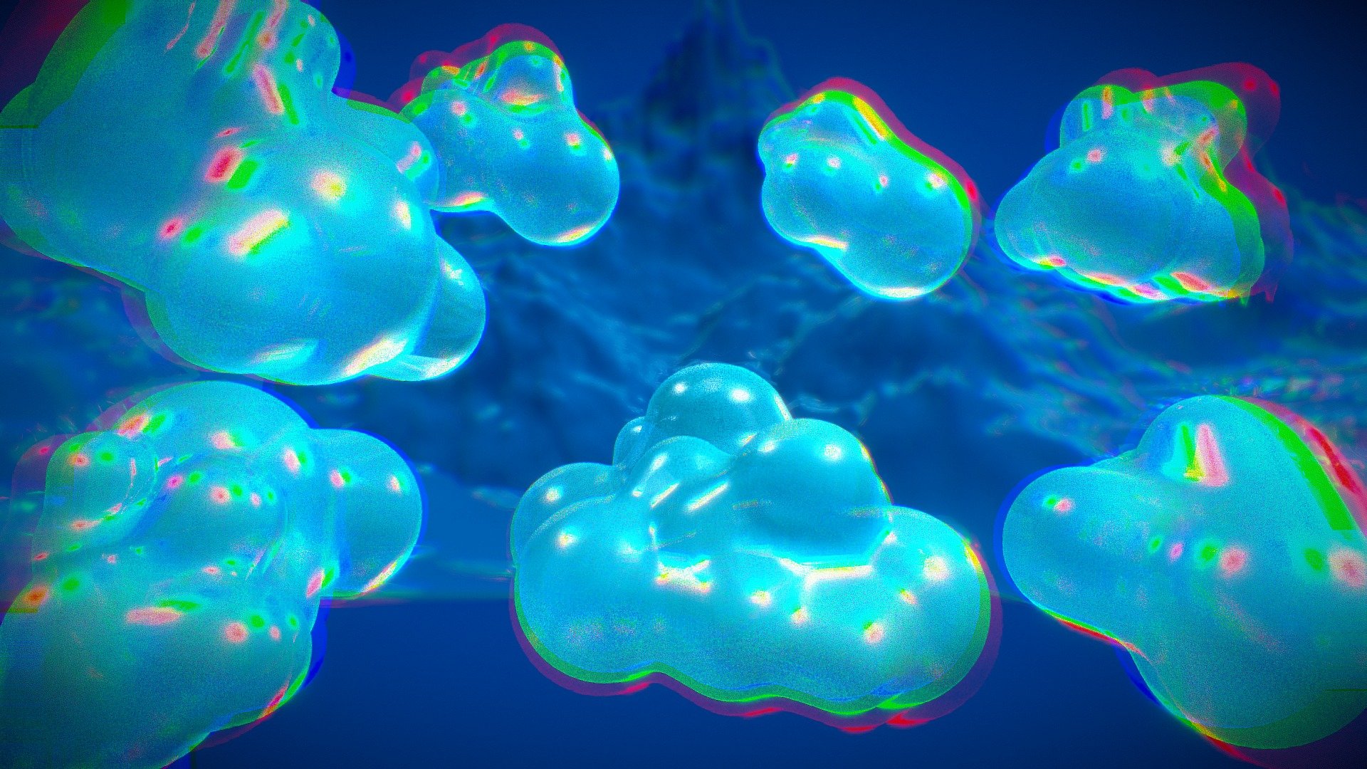 Candy Clouds & Mountains - Download Free 3D model by Tiko (@tikoavp ...