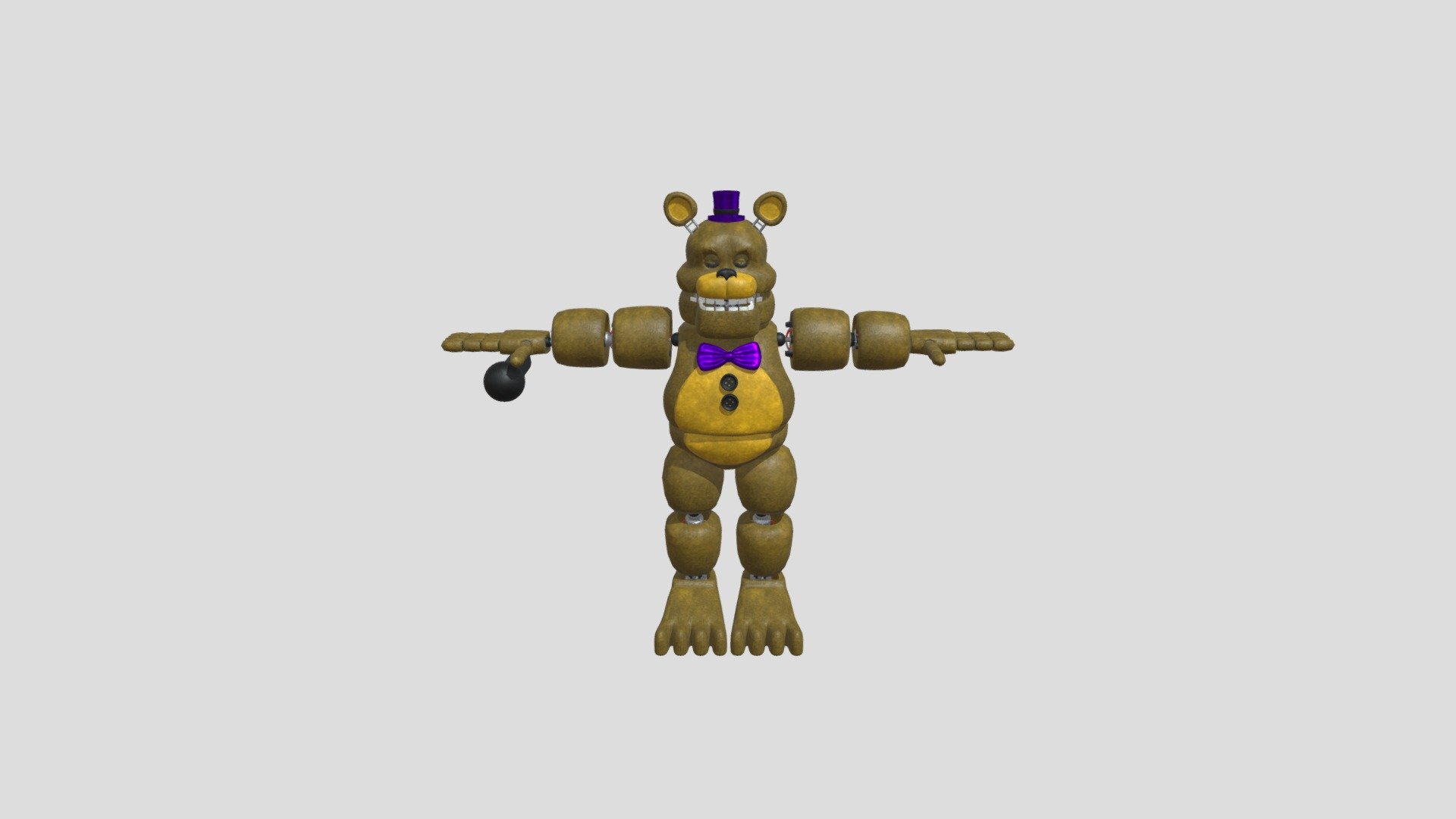 Absented Tangent Fredbear V1 - Download Free 3D model by ...