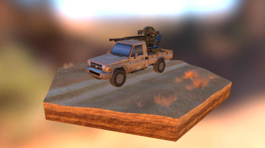 Turn Table Land Cruiser - 3D model by Retroepic [cf12000] - Sketchfab
