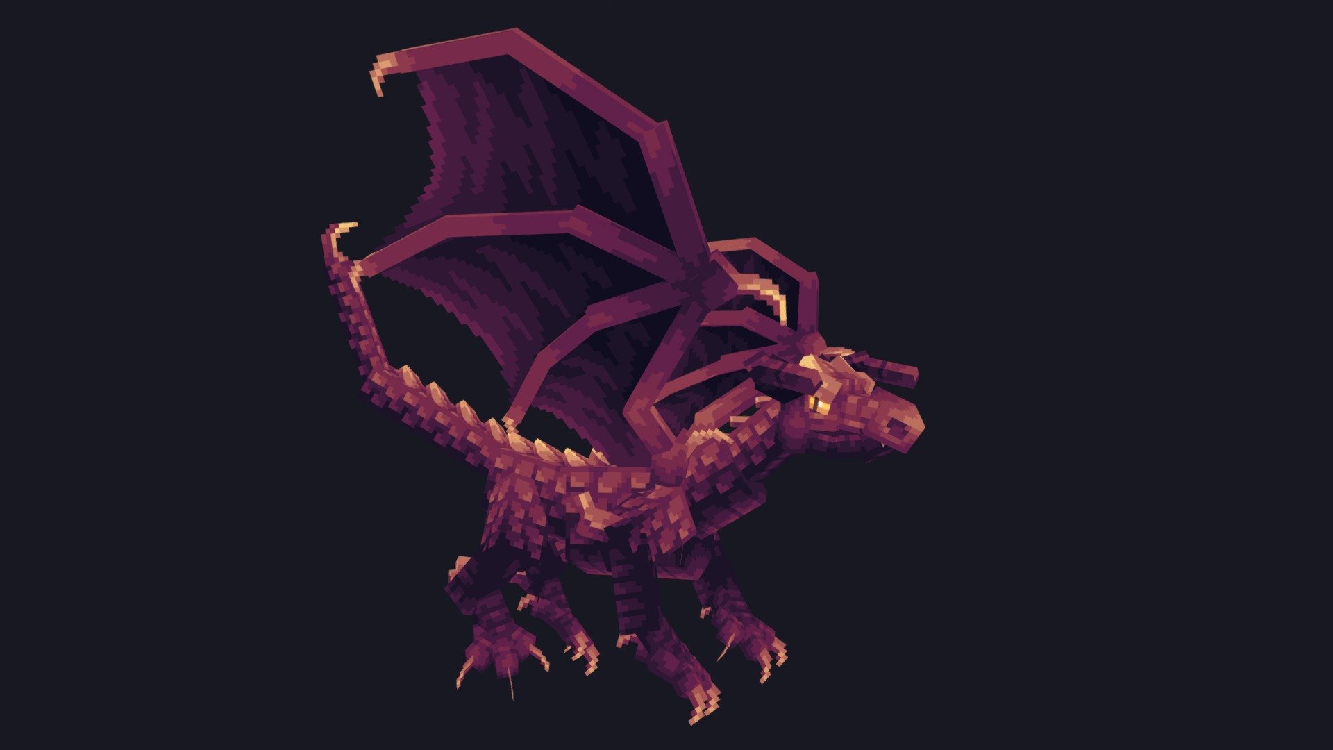 Red dragon - 3D model by w11shes [cf12043] - Sketchfab