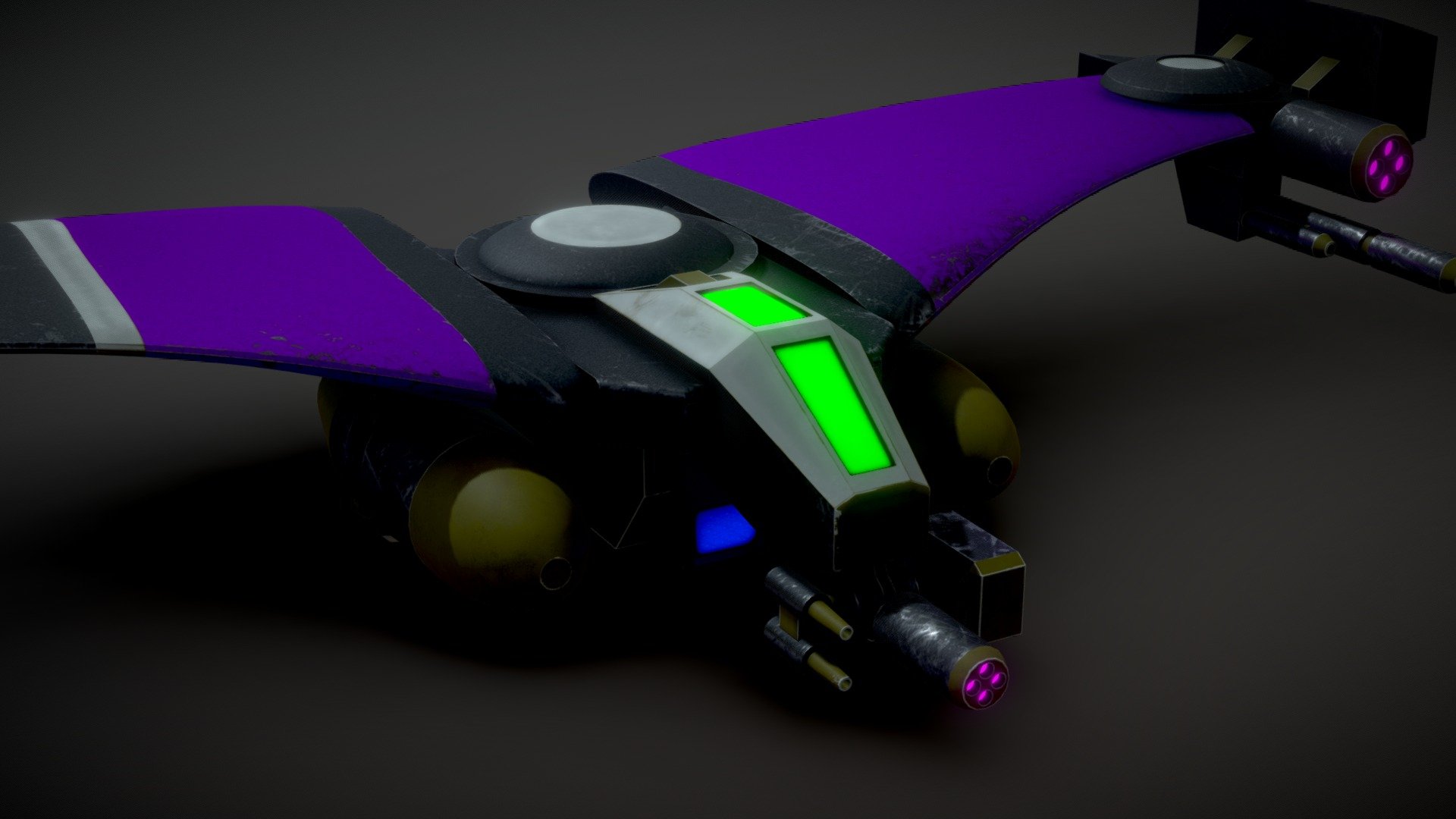 Spacegoose Fighter 2 - 3D model by Flikd Design (@Flikd_Design ...
