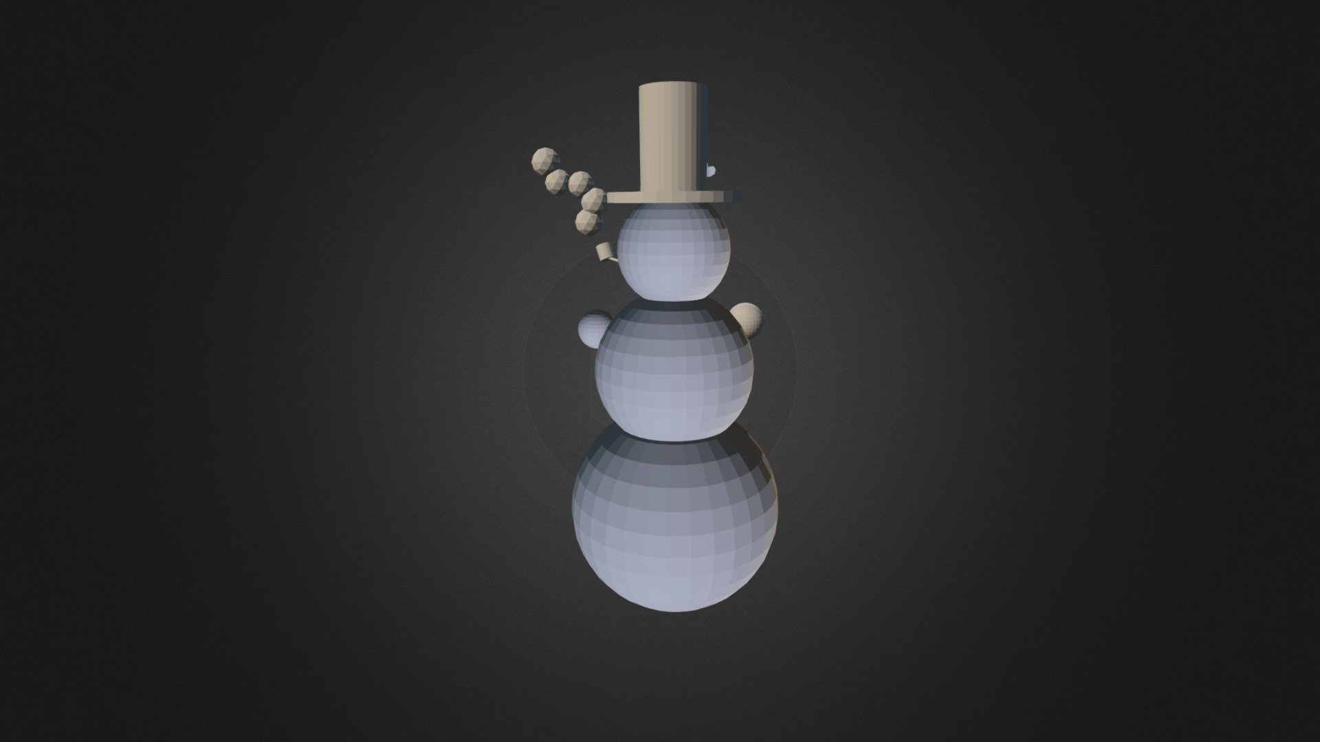 Snowman-smooth2 - 3D model by una [cf160cb] - Sketchfab