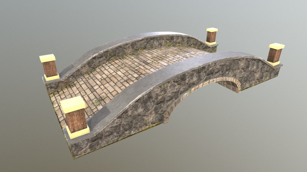 Medieval Stonebridge - 3D model by Daniel Brück (@daniel.brueck ...