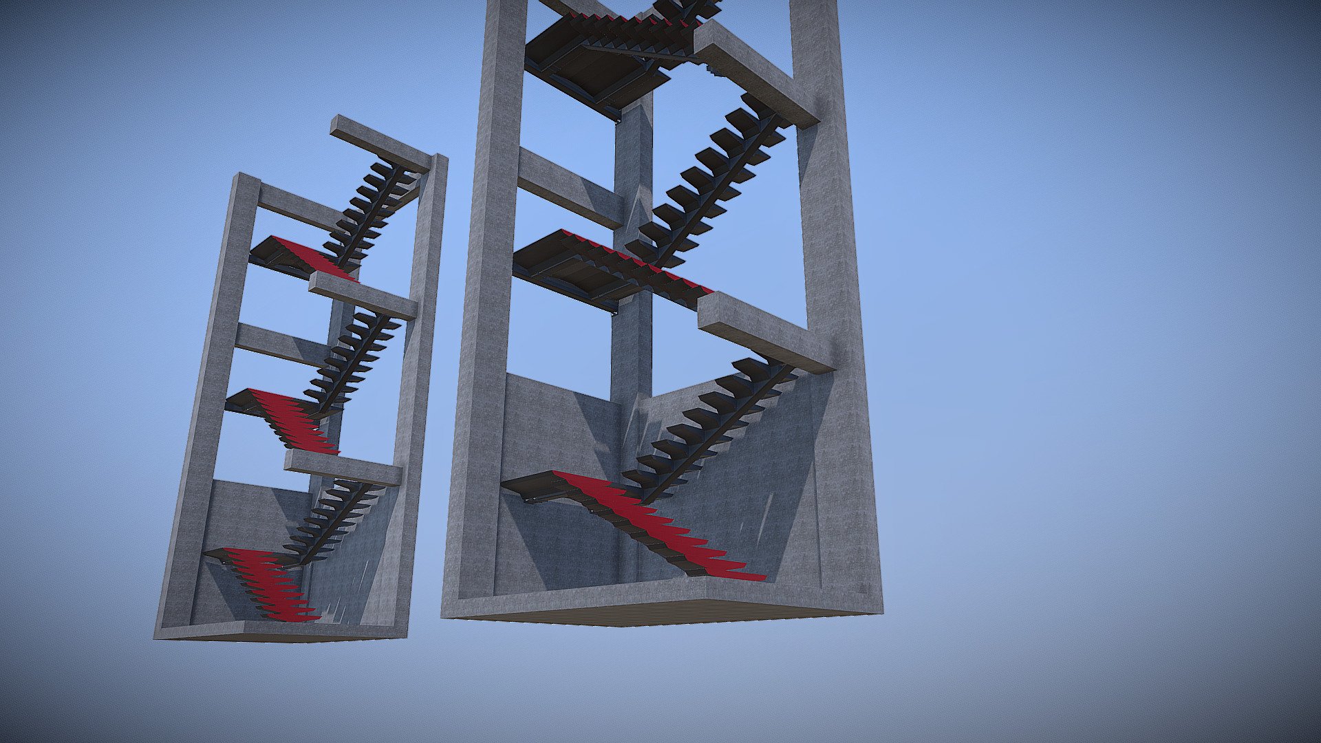 V_stair - 3D model by Burak Akgül (@burakakgul) [cf17abf] - Sketchfab