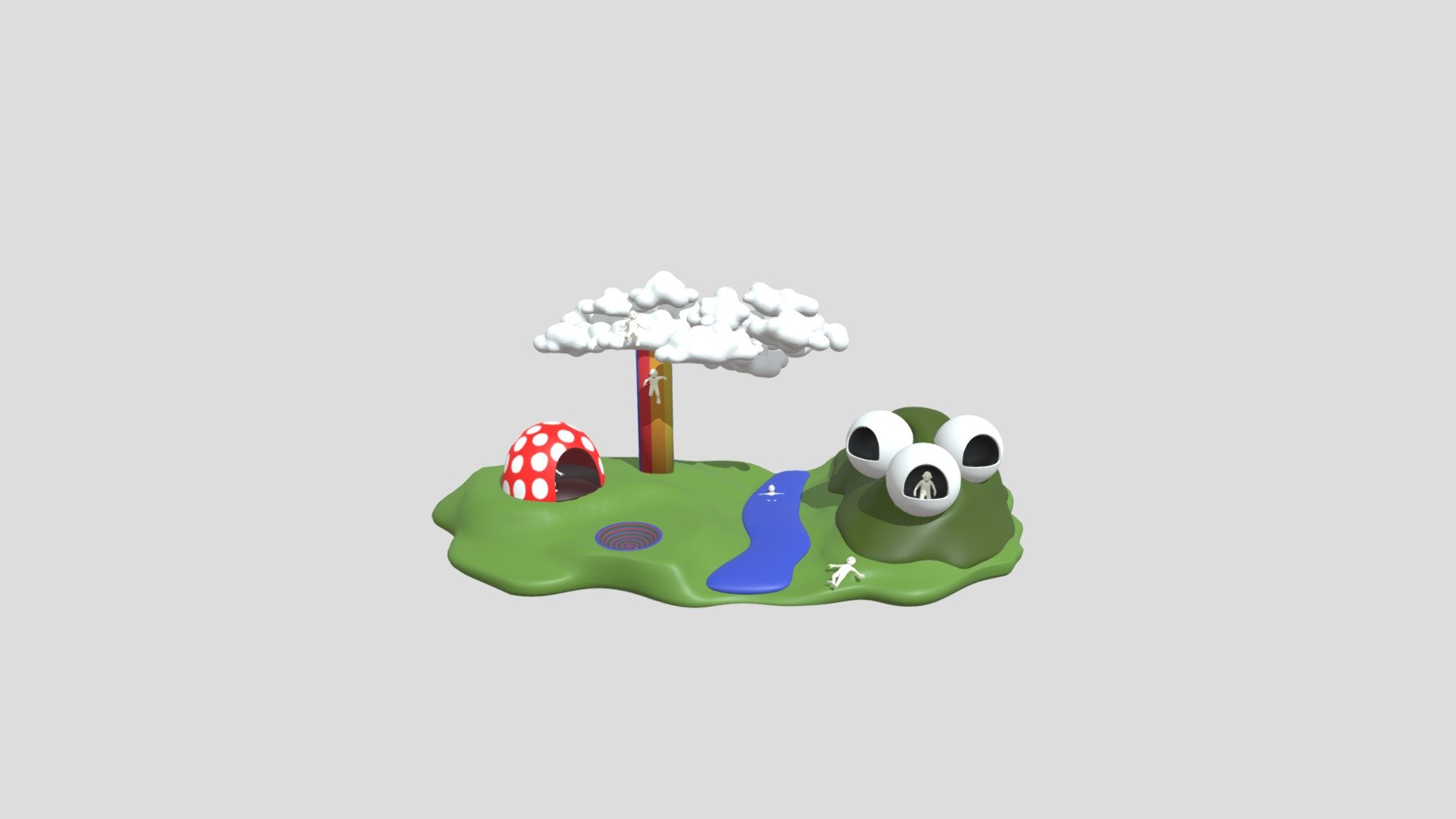 Creature Land - 3D model by creatureworld [cf1ac0f] - Sketchfab