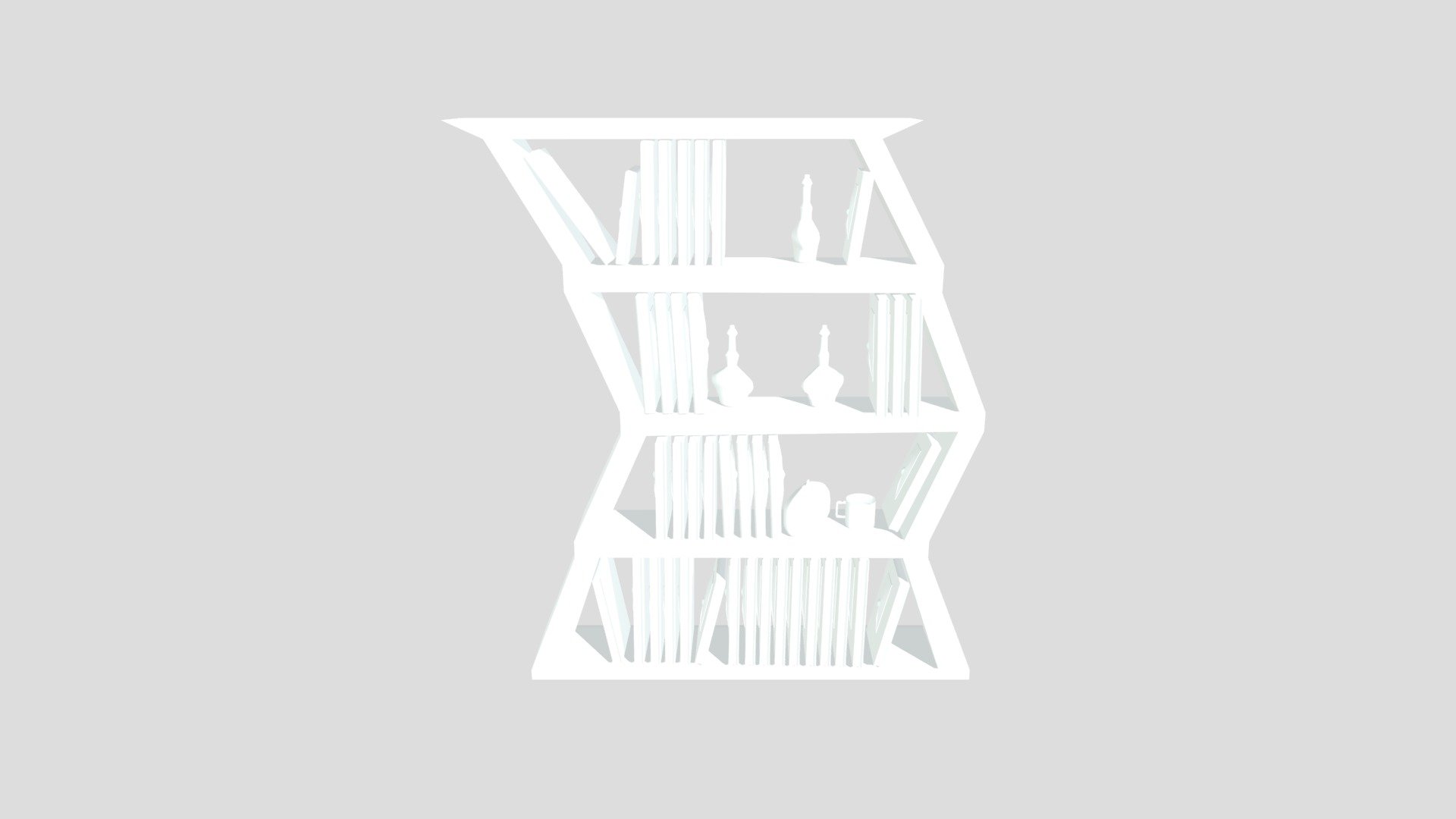 Magic_BookShelf - 3D model by Julian (@BlazingSkulls) [cf1b9d7] - Sketchfab