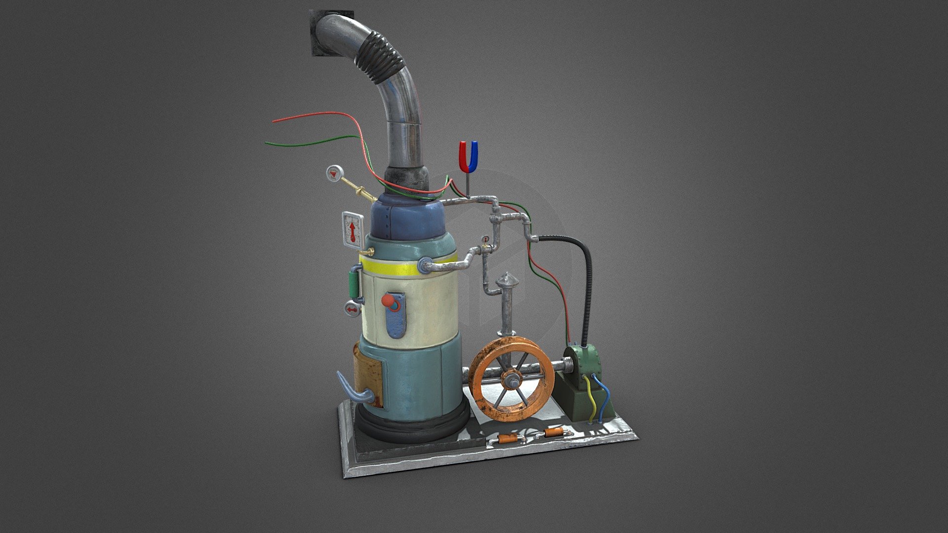 Dynamomachine - 3D model by stella.apparatus [cf1bb85] - Sketchfab