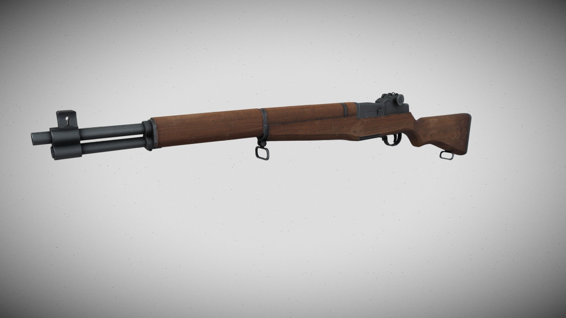 M1 Garand - Download Free 3D model by w82yuu [cf1bf85] - Sketchfab