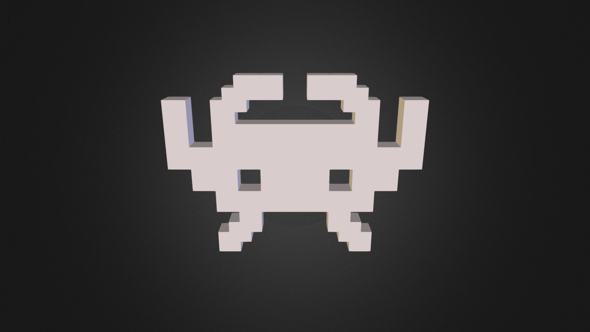 Space Invader - 3D model by 3dindustries [cf1d374] - Sketchfab