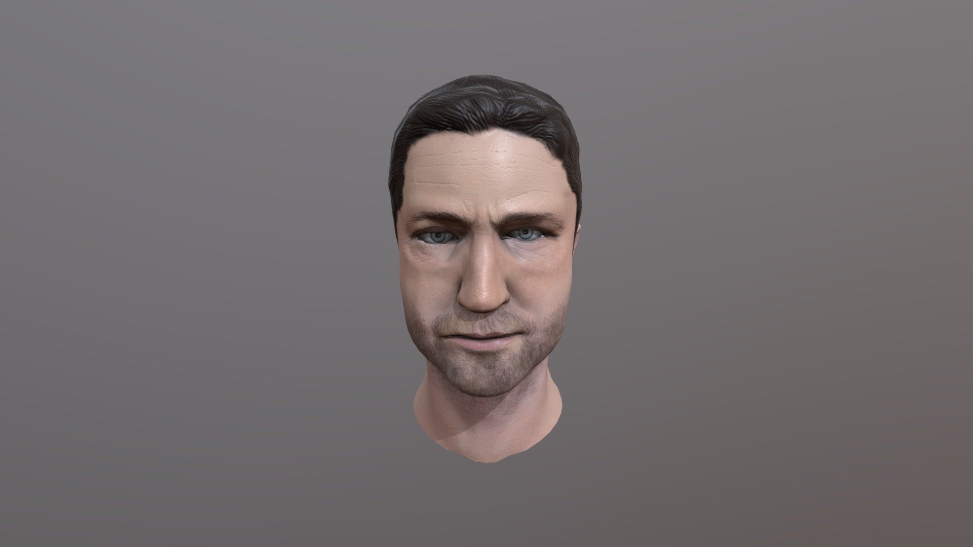 Gerard Butler Bust - 3D model by cbstafford [cf1e5aa] - Sketchfab