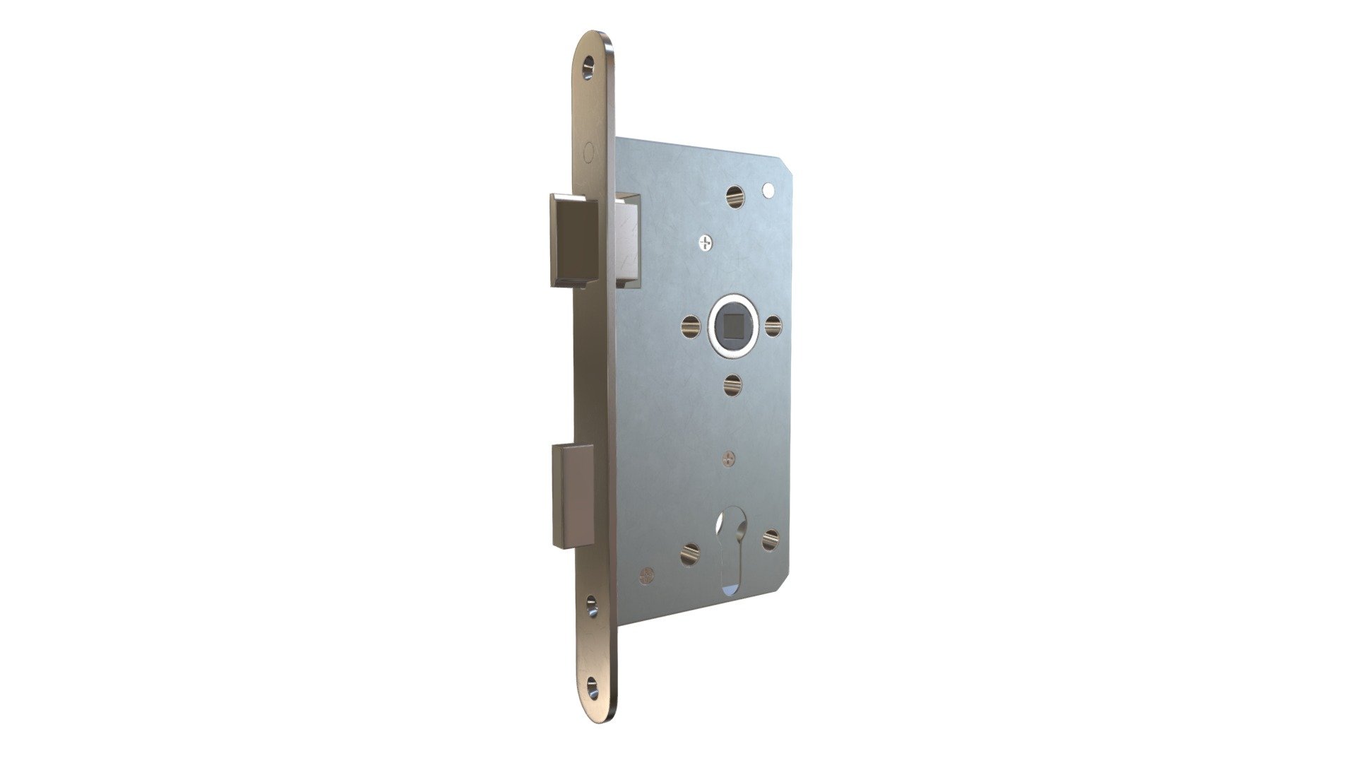 Standard door lock for interior doors - Buy Royalty Free 3D model by ...