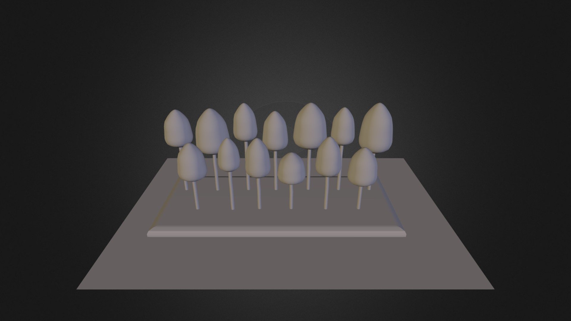 tabletop_forest.dae - 3D model by elle.kirshner [cf21e5d] - Sketchfab