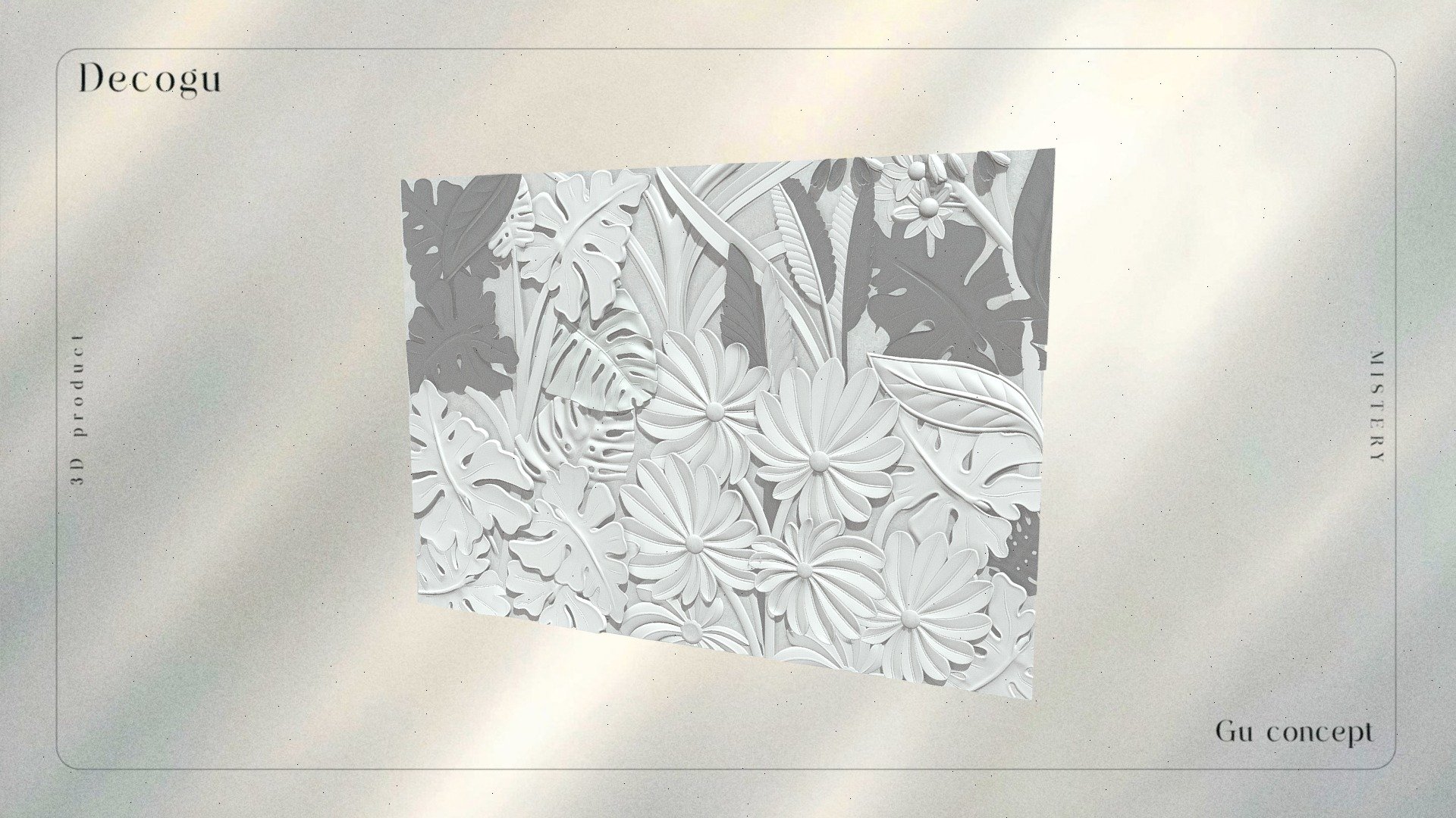 Botanical Bloom Wall Panel - 3D model by Tom Au (@trietau) [cf229d2 ...