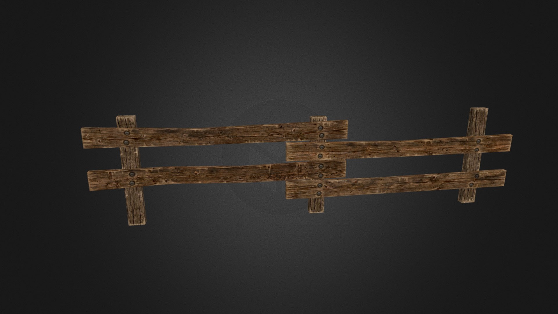 Fence - 3D model by Liyu [cf22bac] - Sketchfab