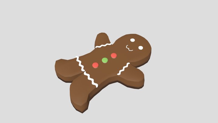 Gingerbread-man 3D models - Sketchfab