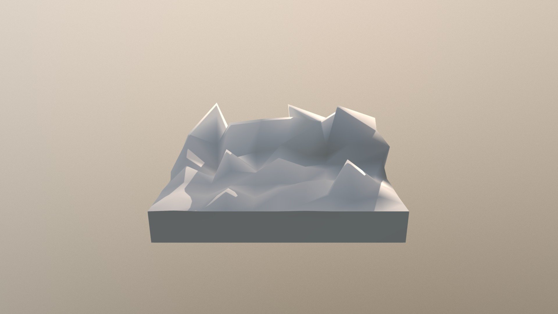 Mountain - 3D model by ravideol [cf25dc5] - Sketchfab