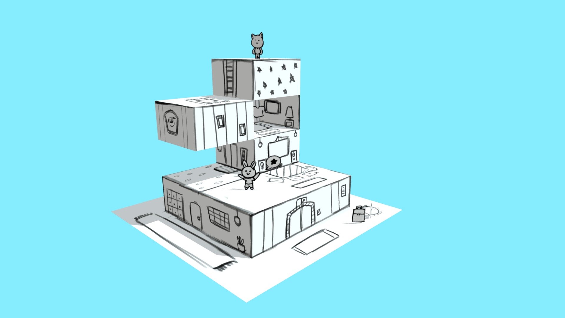 Prototype - 3D model by luanlhs.gameart [cf2a717] - Sketchfab