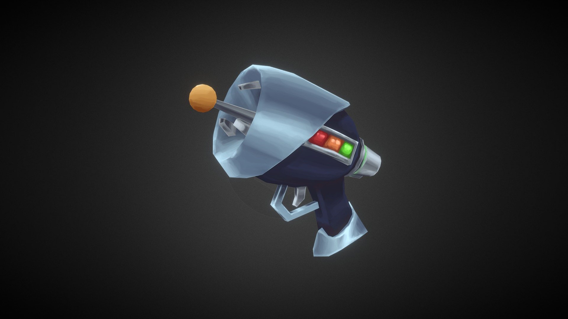 Blaster - 3D model by Offy (@axe163) [cf2cdd3] - Sketchfab