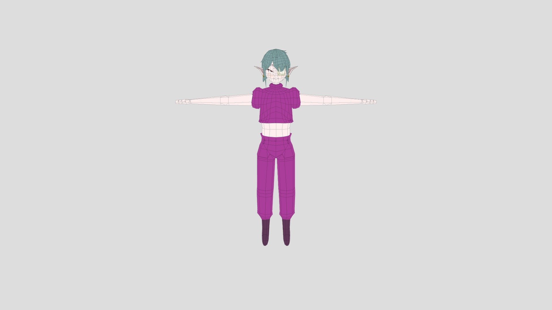 Anime Style OC - Download Free 3D model by zmartens93 [cf2f63b] - Sketchfab