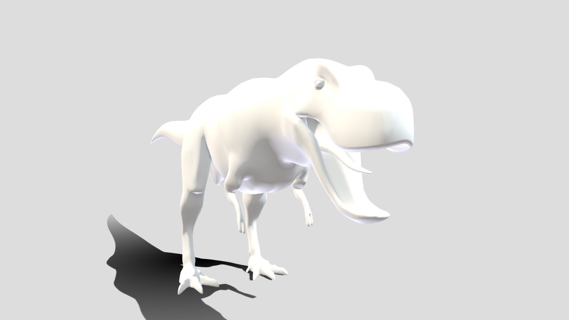 Alien T-rex Prototype - 3D model by CGreation (@imhminnesota) [cf2fc93 ...