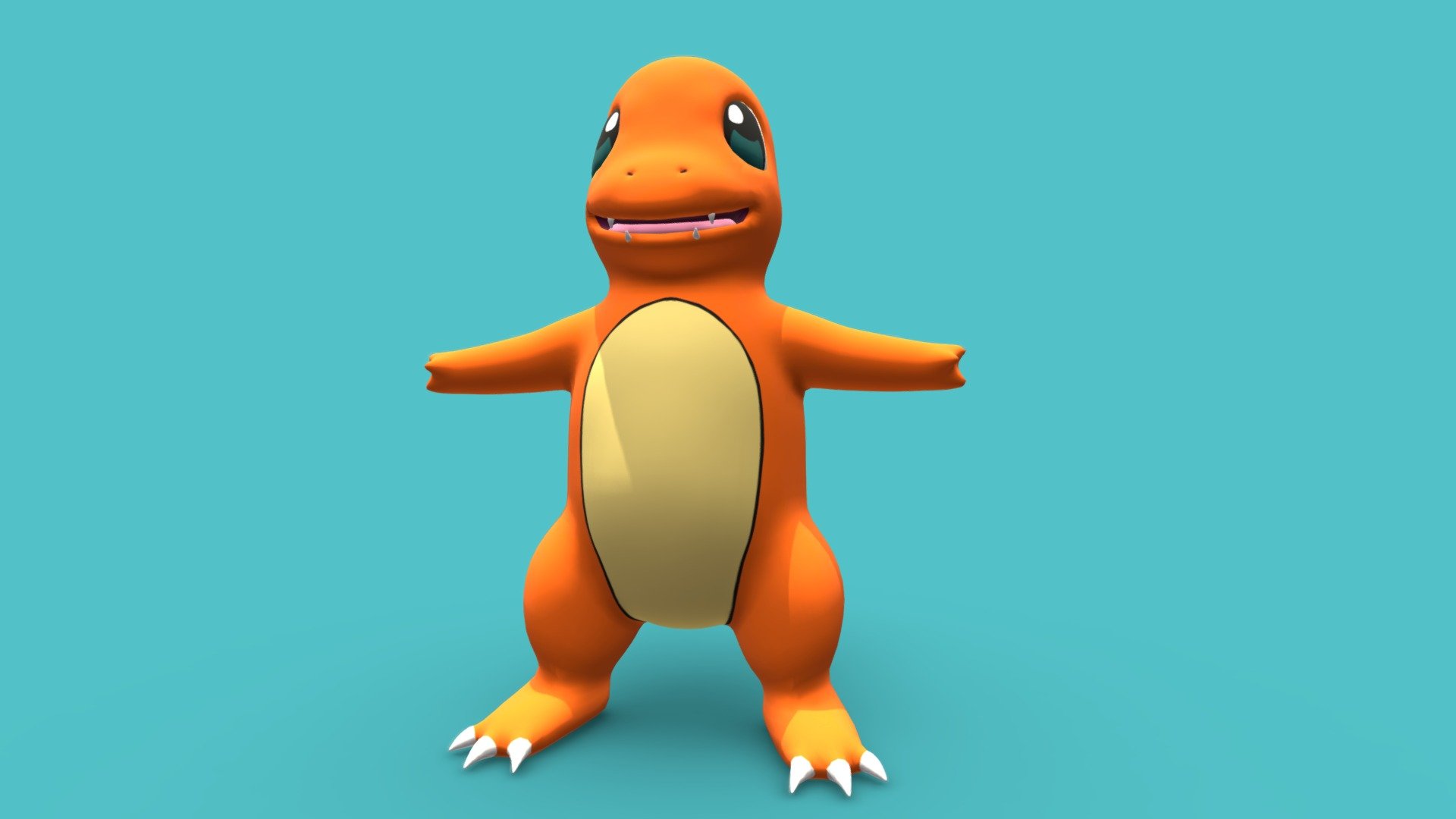 Charmander - Download Free 3D model by Wakeful_Art [cf3014d] - Sketchfab