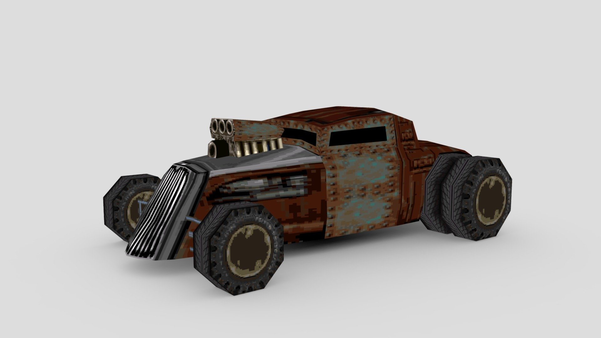 The Gimp Turned Into Rat Rod - Download Free 3D model by Carmalogue ...
