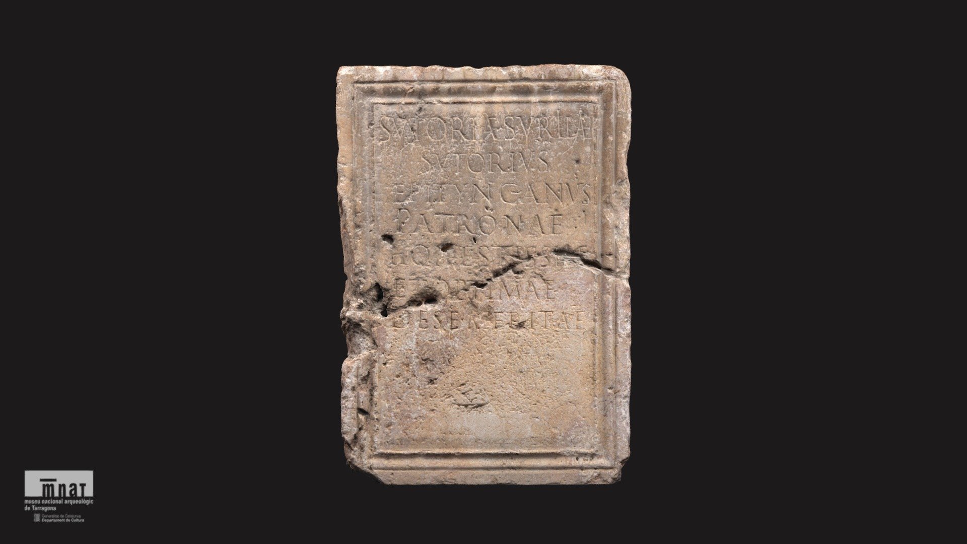 Pedestal d'estàtua - MNAT 738 - Download Free 3D model by Museu ...