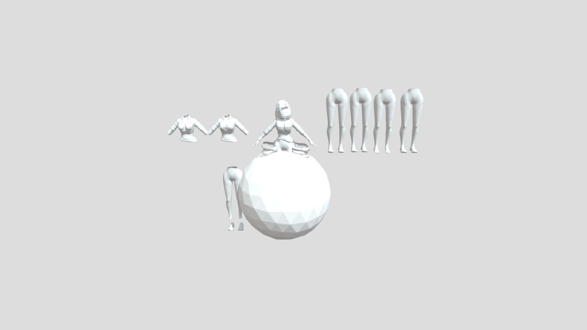 MeltRib_PokemonGo_TrainerGirl_Full_Model_withOut - Download Free 3D ...
