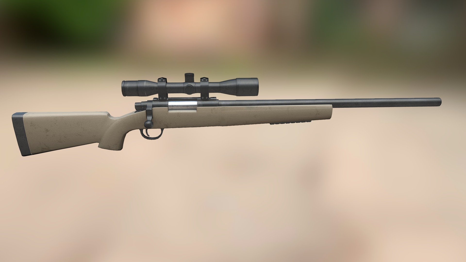 Sniper Rifle - 3D model by DanNg [cf32c9d] - Sketchfab