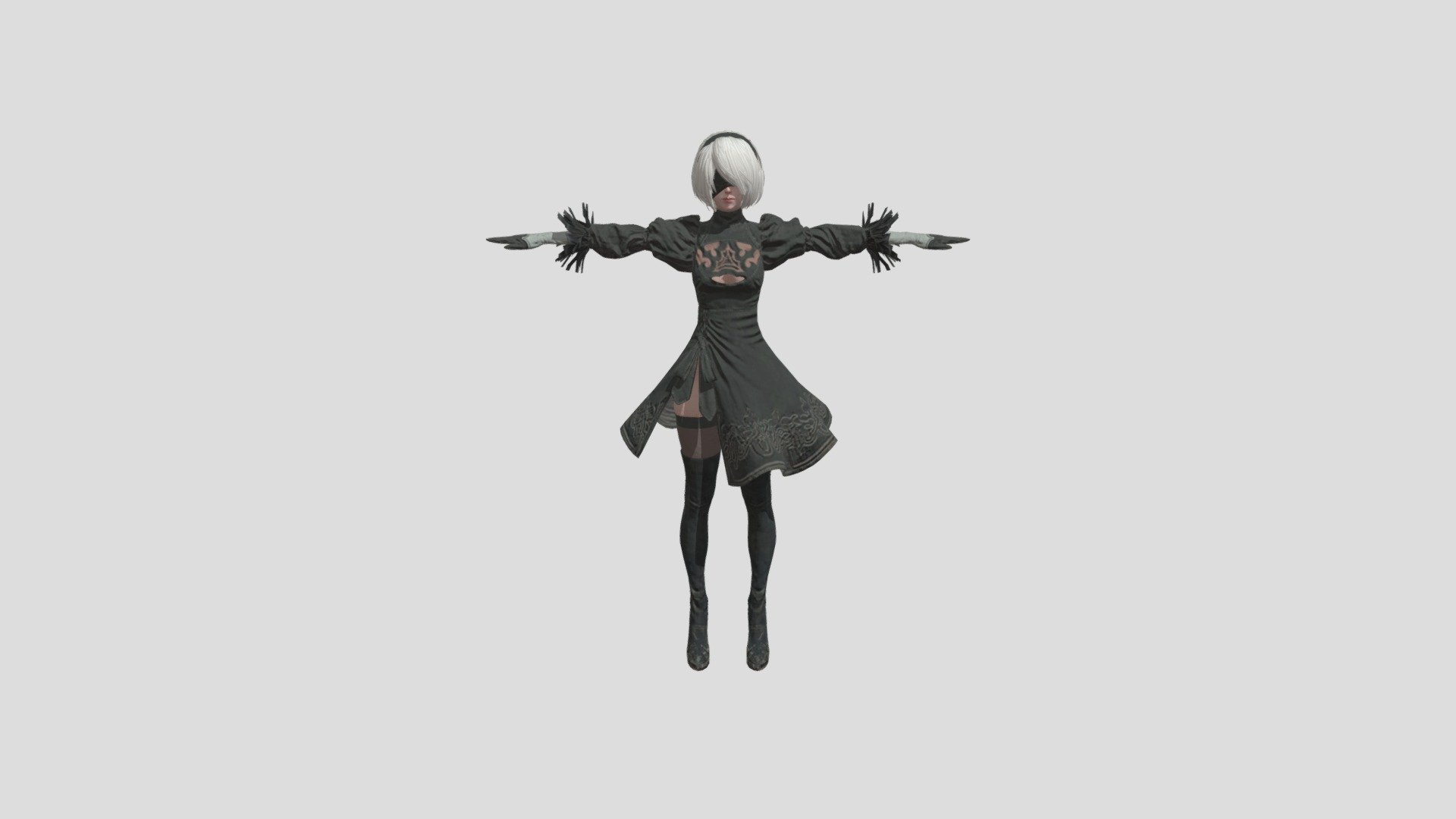 2B - 3D model by 2Bnator [cf33206] - Sketchfab