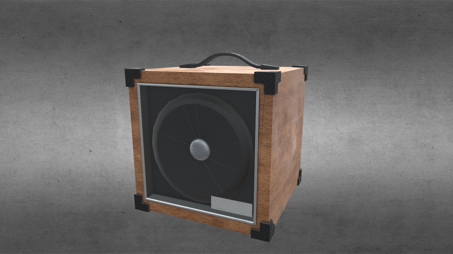 Speakerbox - Download Free 3D model by fnazareno [cf33e2d] - Sketchfab