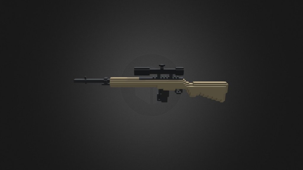 M14 Rilfe - 3D model by Anomaly Artz (@AnomalyAlpha) [cf34706] - Sketchfab