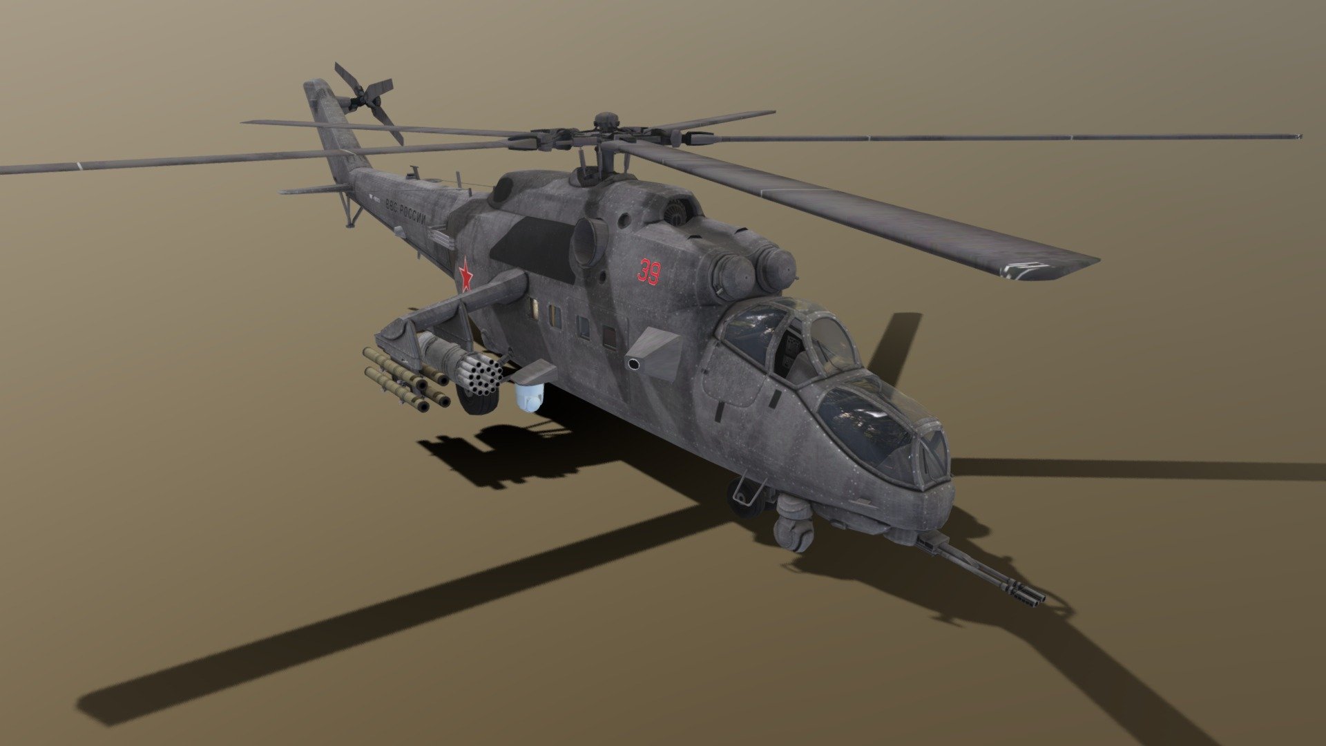 Russian Mil Mi-35M - Download Free 3D model by 42manako [cf35381 ...