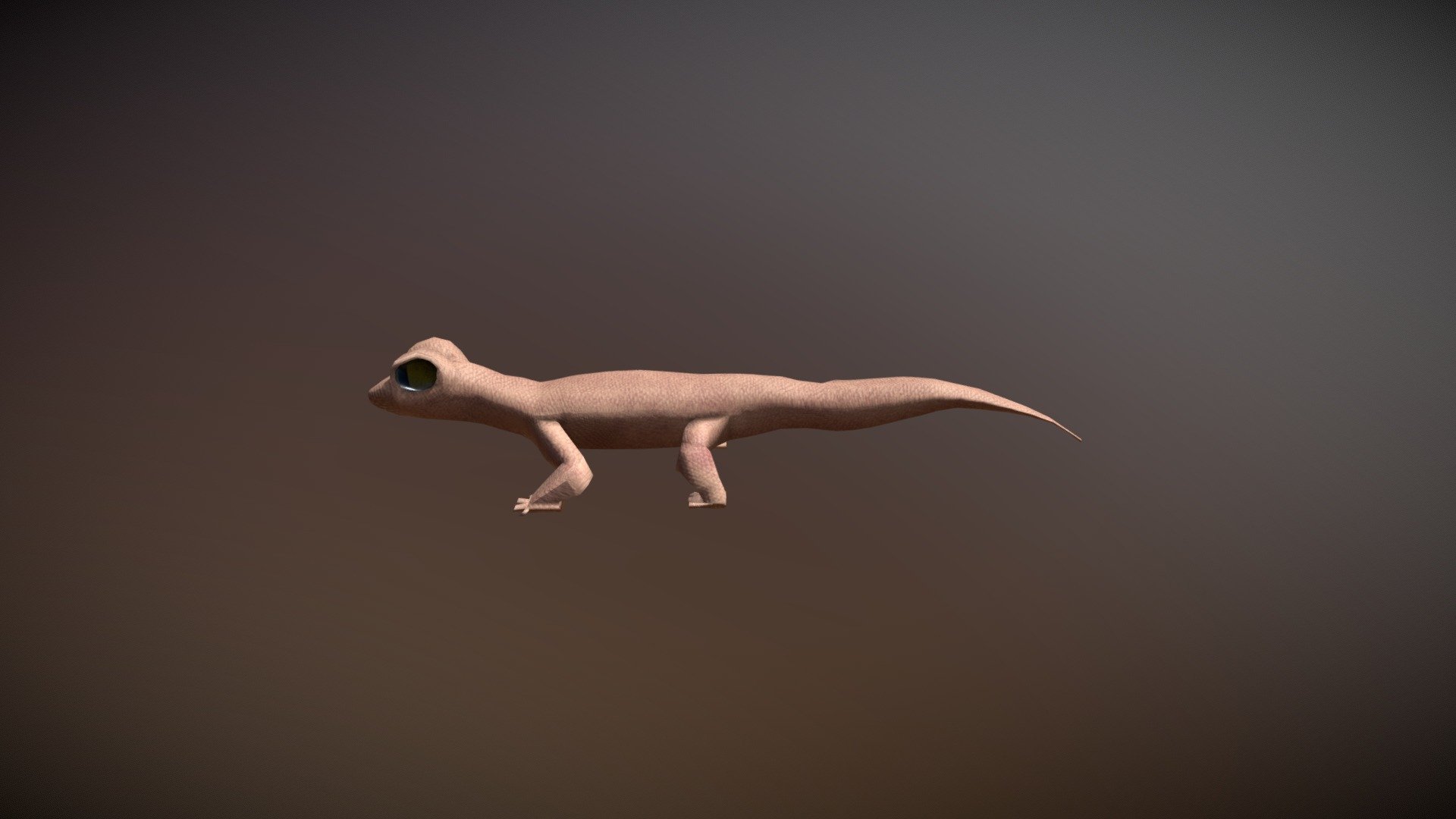 Digital Creatures - Low Poly Gecko - 3D model by Billy.Watson [cf3612a ...