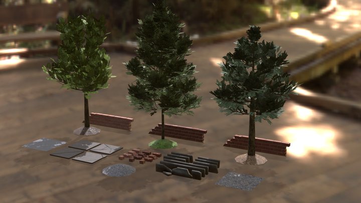 Garden 3D models - Sketchfab