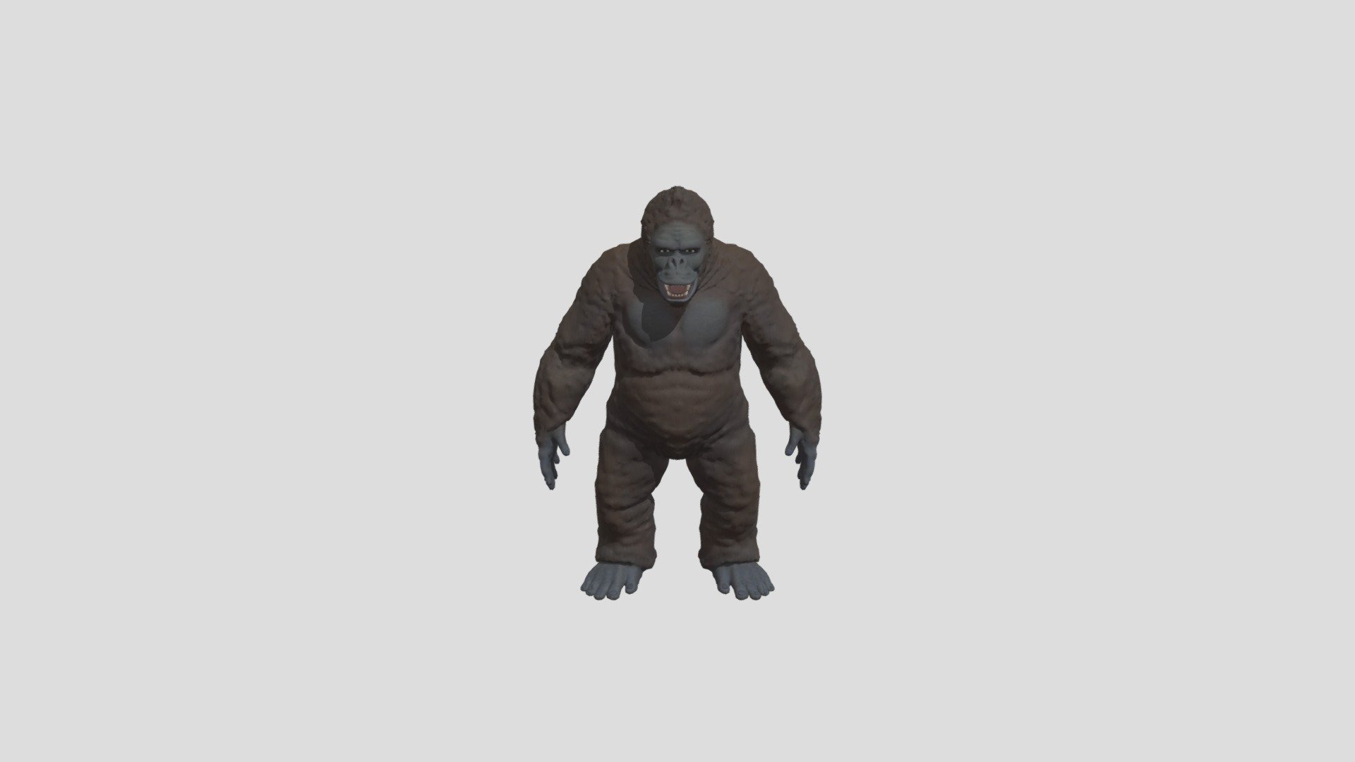 King Kong 1962 FBX And BLEND - Download Free 3D model by juh_models ...