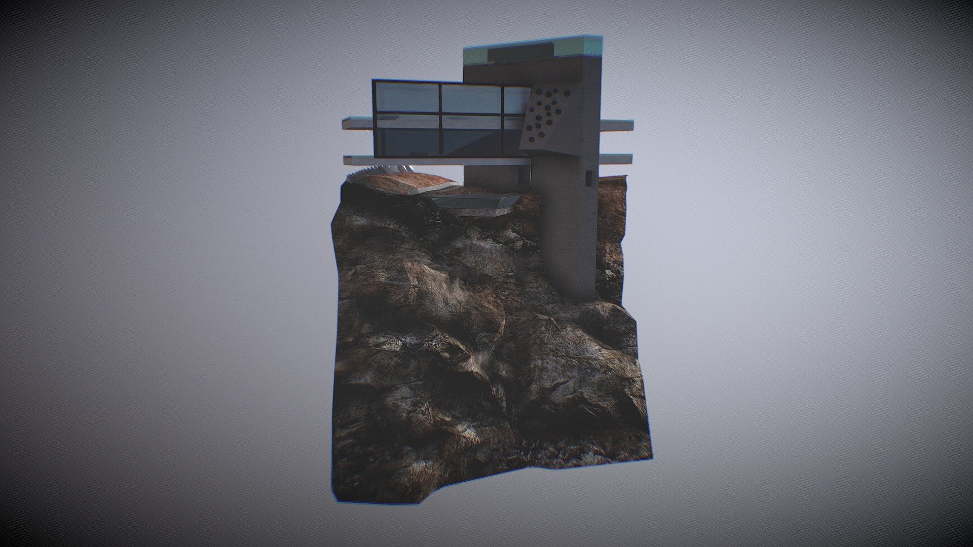 Cliff House WIP - 3D model by TRYFIELD [cf37d60] - Sketchfab