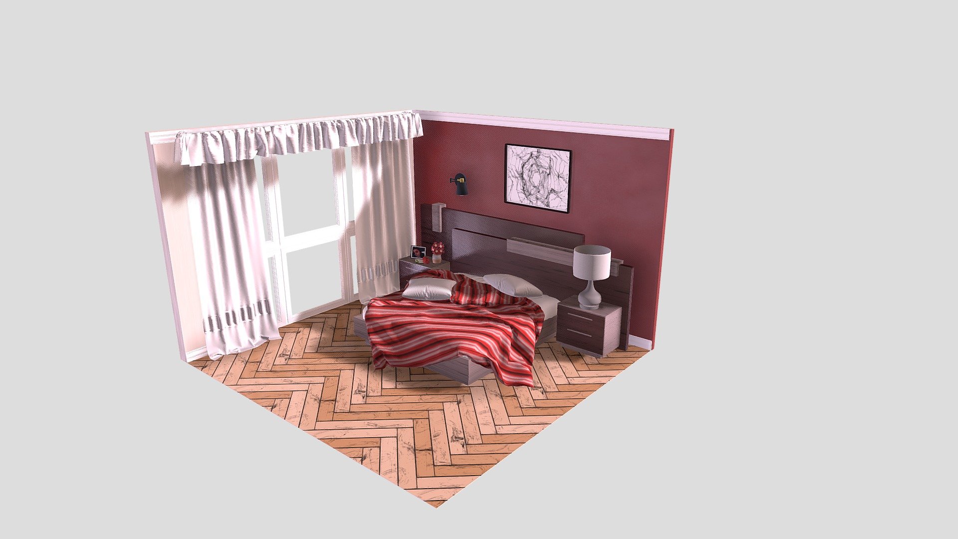 Quarto - 3D model by ale92 [cf37f66] - Sketchfab