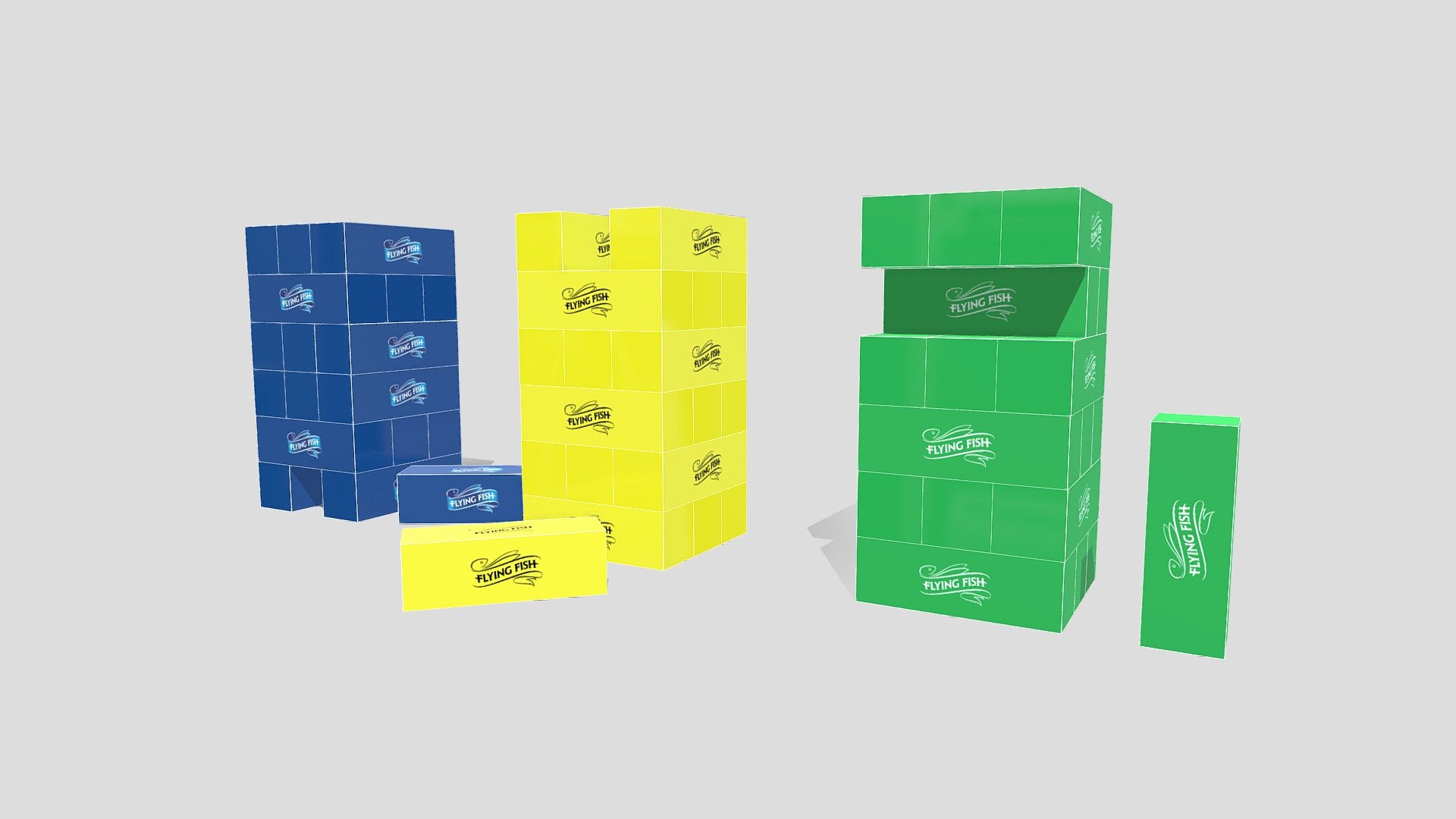 Flying Fish Jenga pUZZLE - 3D model by Franky Monyatsi (@frankysydney ...
