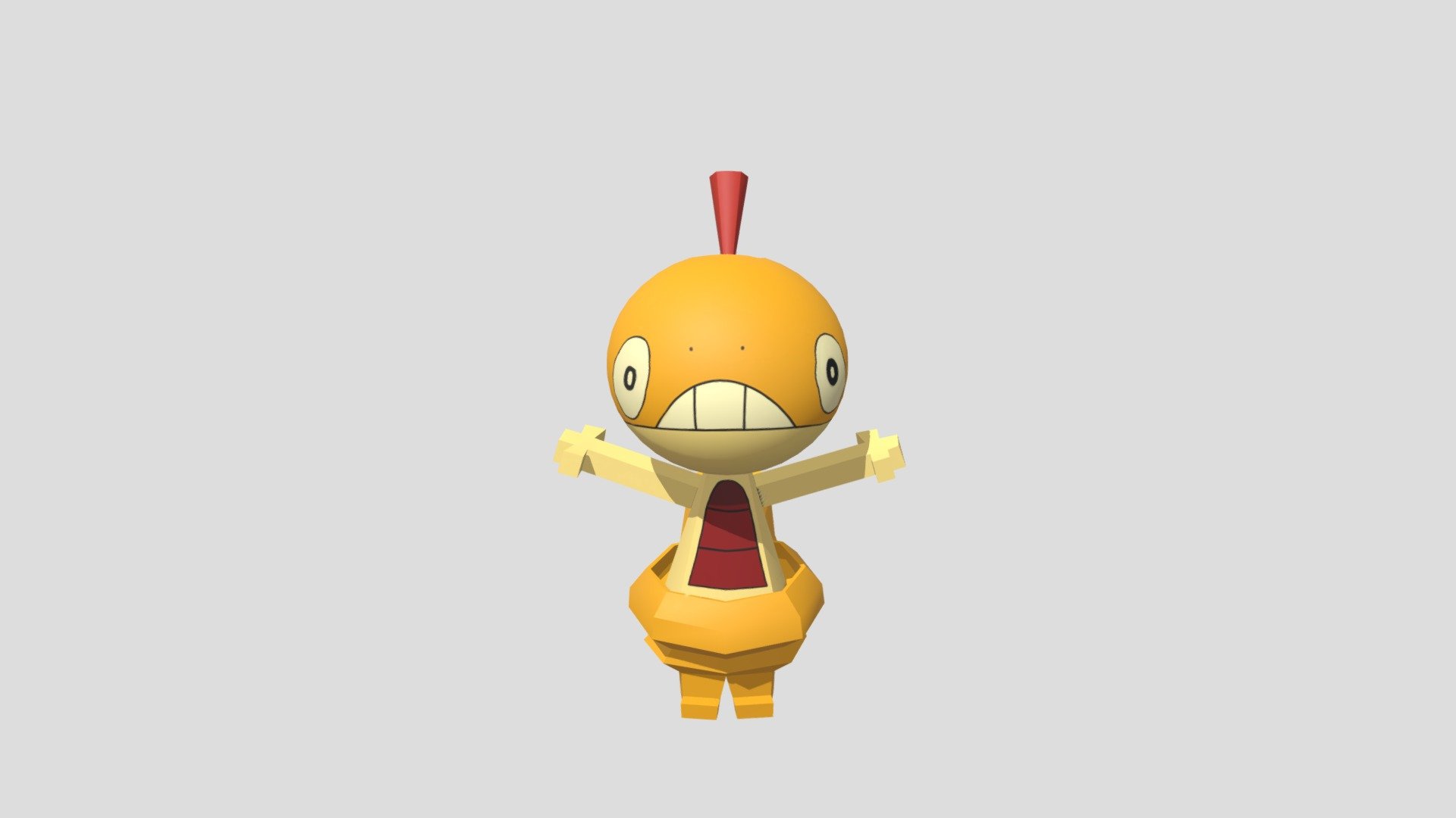 Scraggy - Download Free 3D model by GrenissX (@greniss12) [cf3c5c3 ...