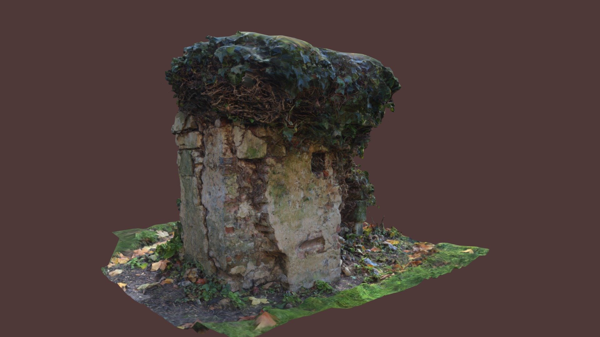 Mottisfont Monastic Ruins on South Lawn - #2 - 3D model by National ...