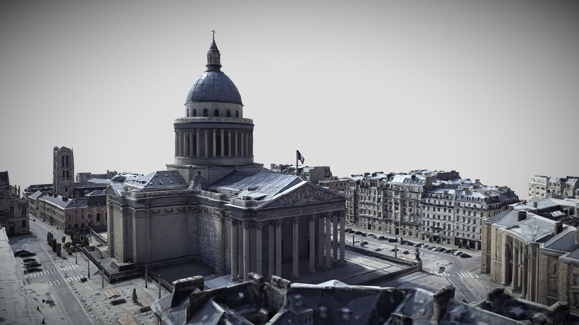 Pantheon - 3D model by mohamedhussien [cf3d3ea] - Sketchfab