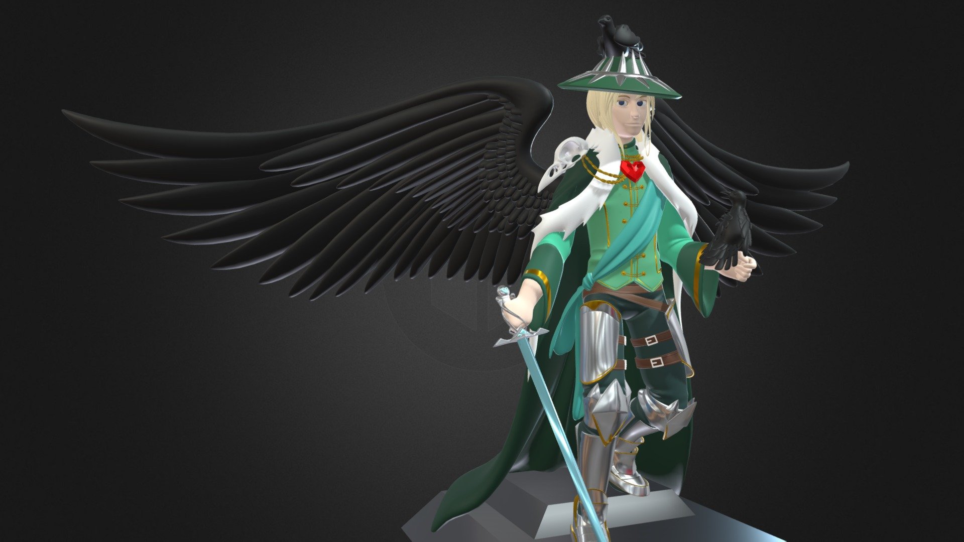 Philza 3d Fanart model - 3D model by Raxifire [cf3f5b7] - Sketchfab