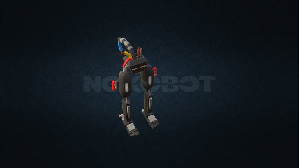 Half Robot - 3D model by Nokobot [cf40573] - Sketchfab